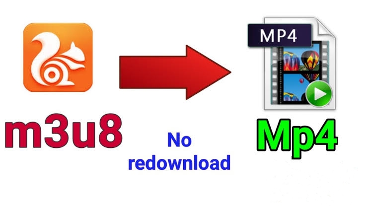 M3u8 to mp4/convert uc broswer downloaded video m3u8 to mp4 without redownload