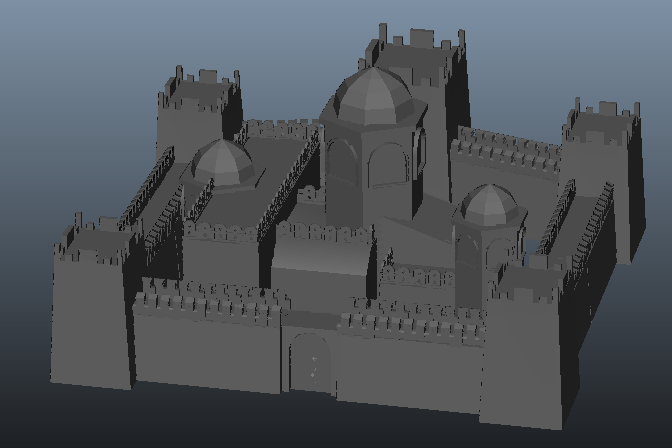 Joe Neeves - Games Art & Design: Castle Layout