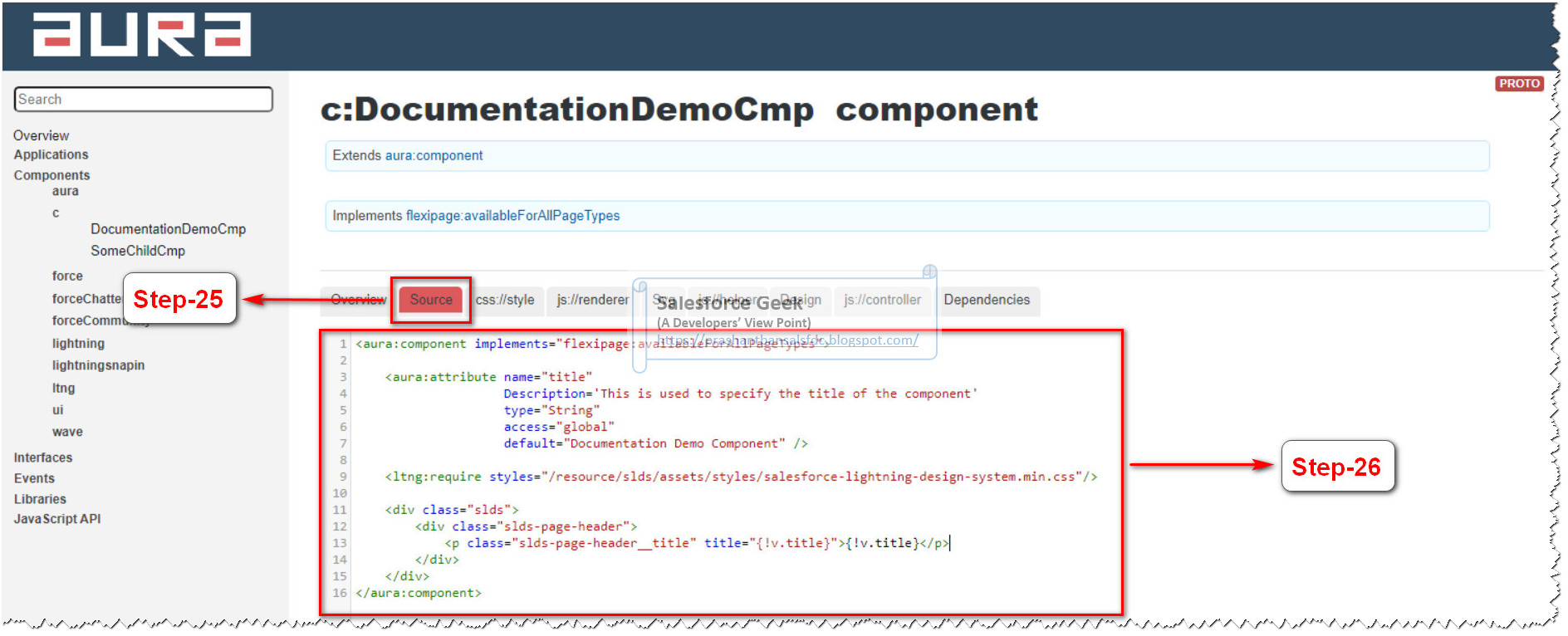 Salesforce Aura Framework: How To Work With Aura Documentation Framework