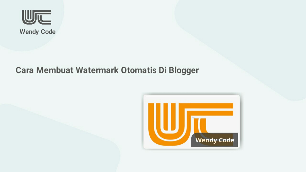membuat watermark otomatis pada gambar di blogger