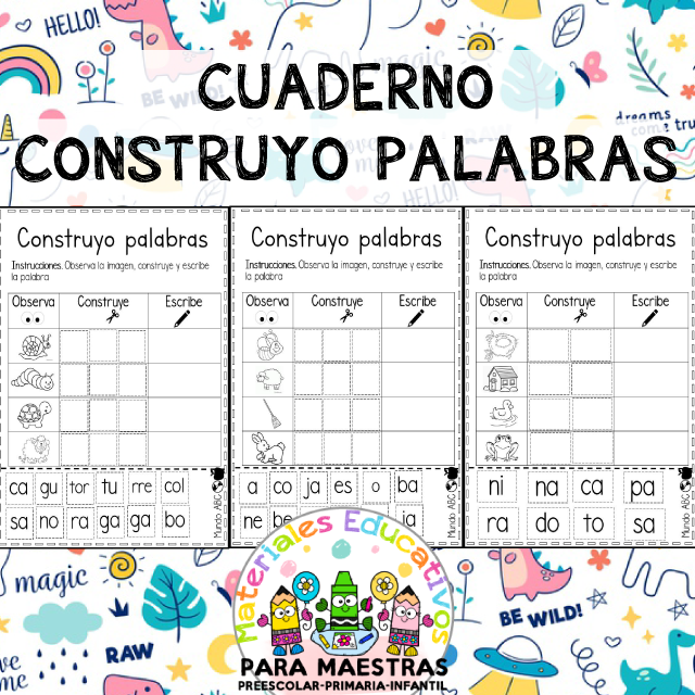 Construyo Palabras | Materiales Educativos para Maestras