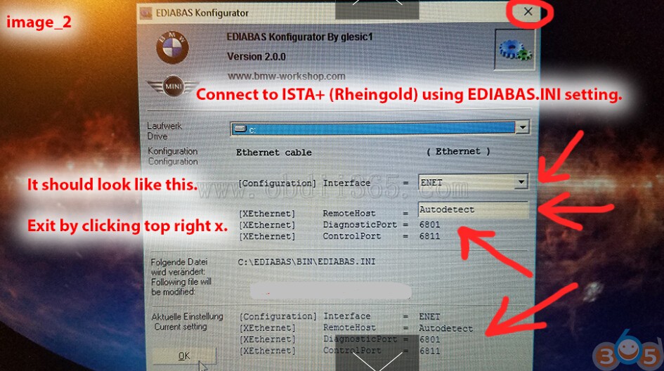 Steps to Set up Ediabas for BMW using Ethernet connection - Auto ...