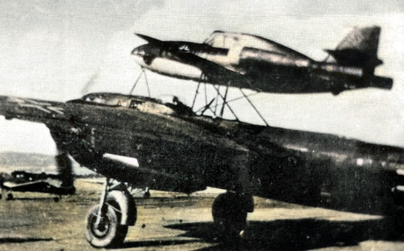 FDRA - Fuerza Aérea: Caza parásito: Messerschmitt Me 328