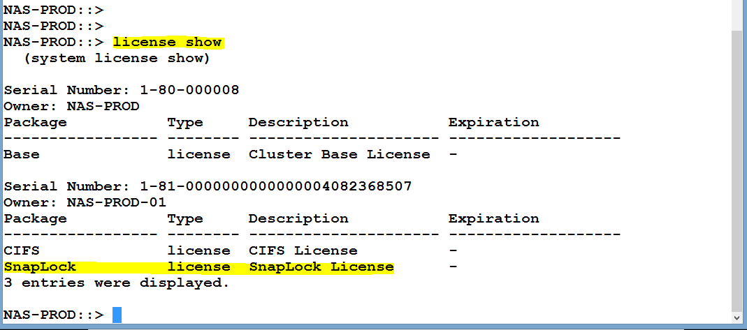 Remote Infrastructure Management: Ontap 9 Snaplock Configuration