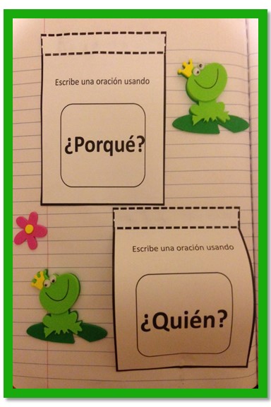 Foldables para la libreta interactiva de Español, incluyen dos rúbricas ...