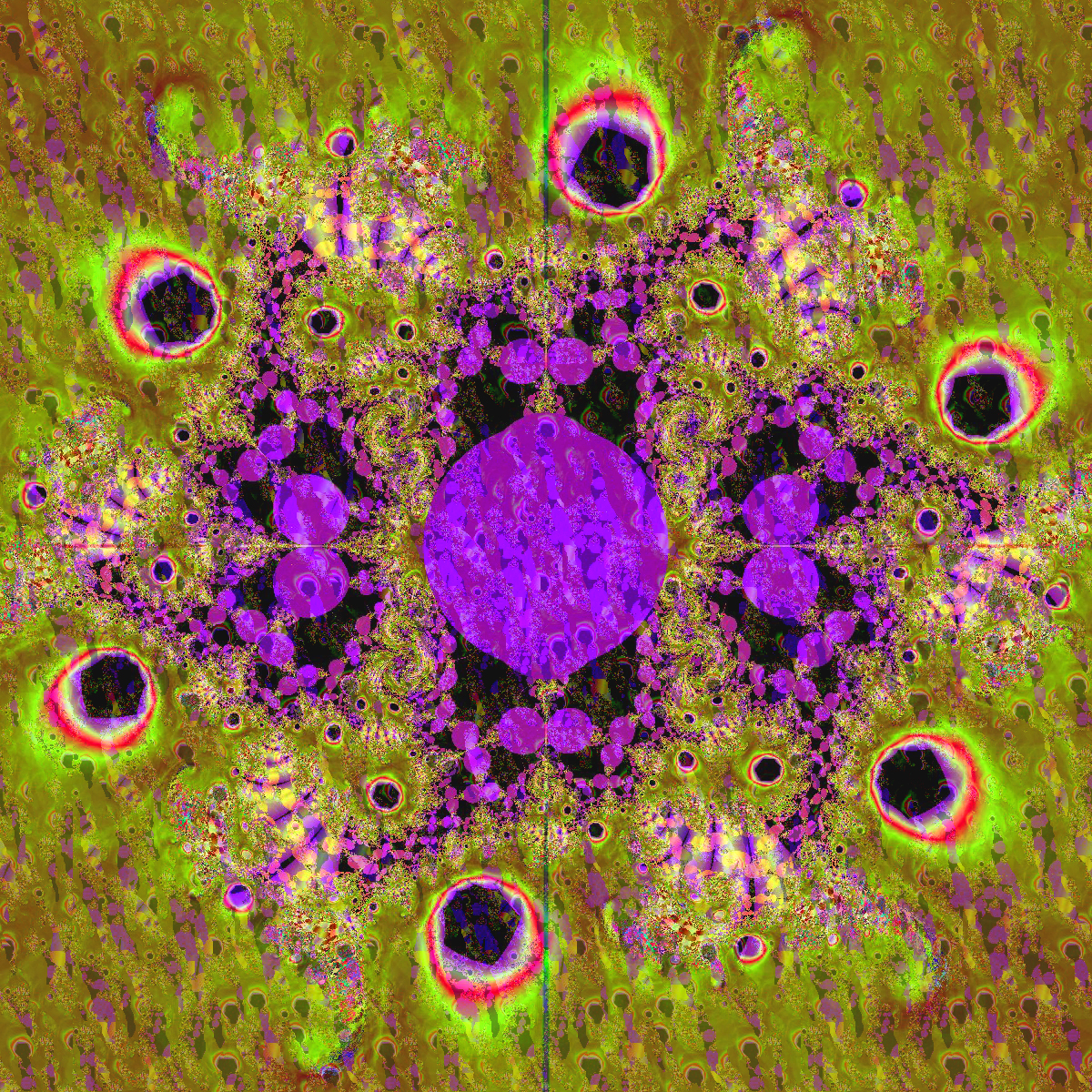 Arq. Myriam Mahiques´art: July fractals. Fractales de julio