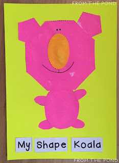 Zoo Animal 2d Shape Craft + A Freebie | From the Pond