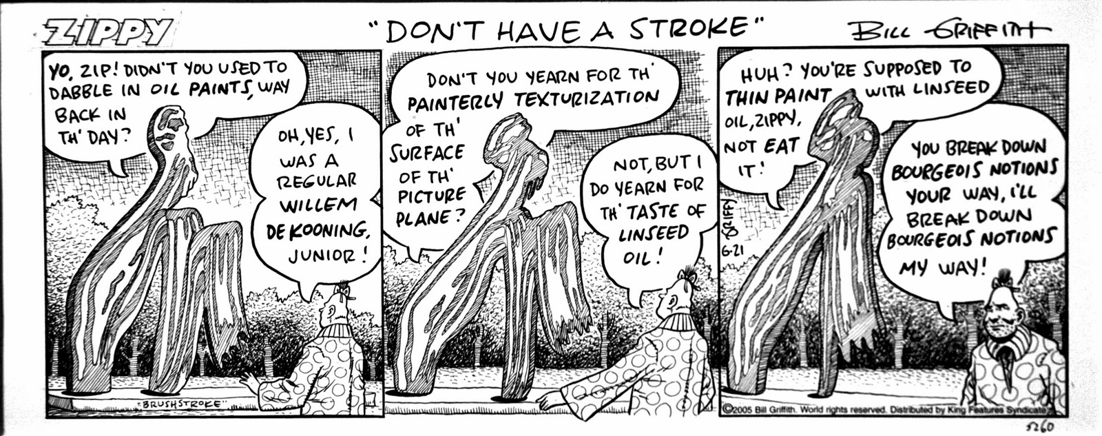 get visual: Are We Having Art Yet? Bill Griffith at BCB Art