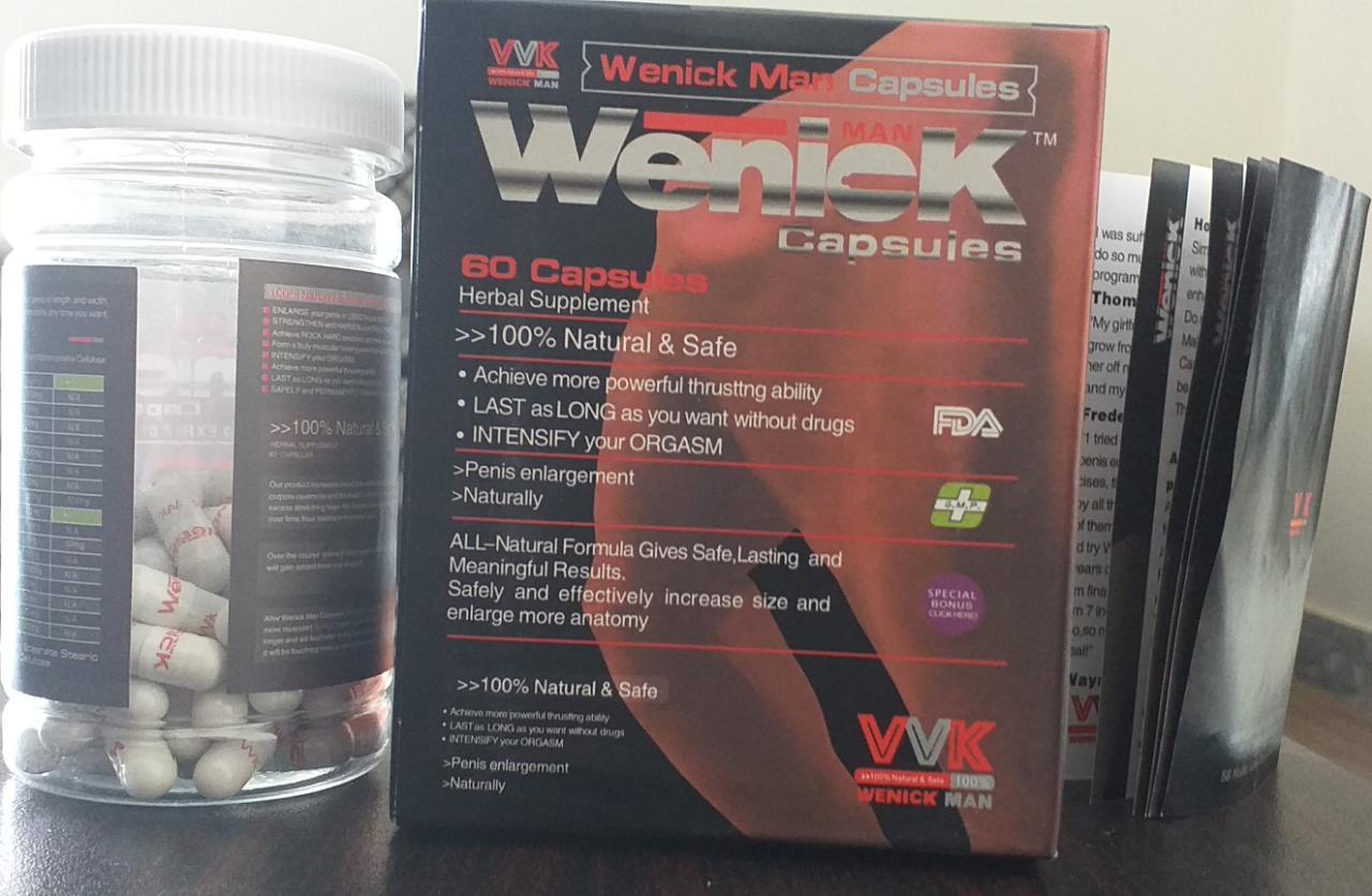 Wenick man Capsule in Pakistan for one month with some effect. Buy Now ...