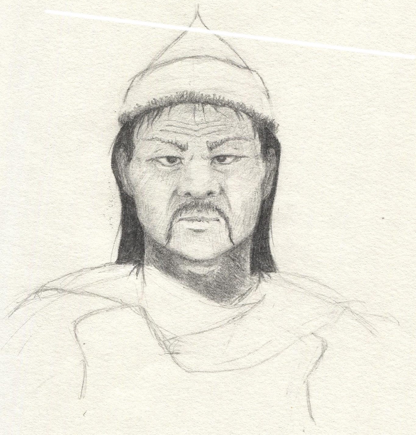 Spare Fork's Art Studio: Drawing Attila the Hun