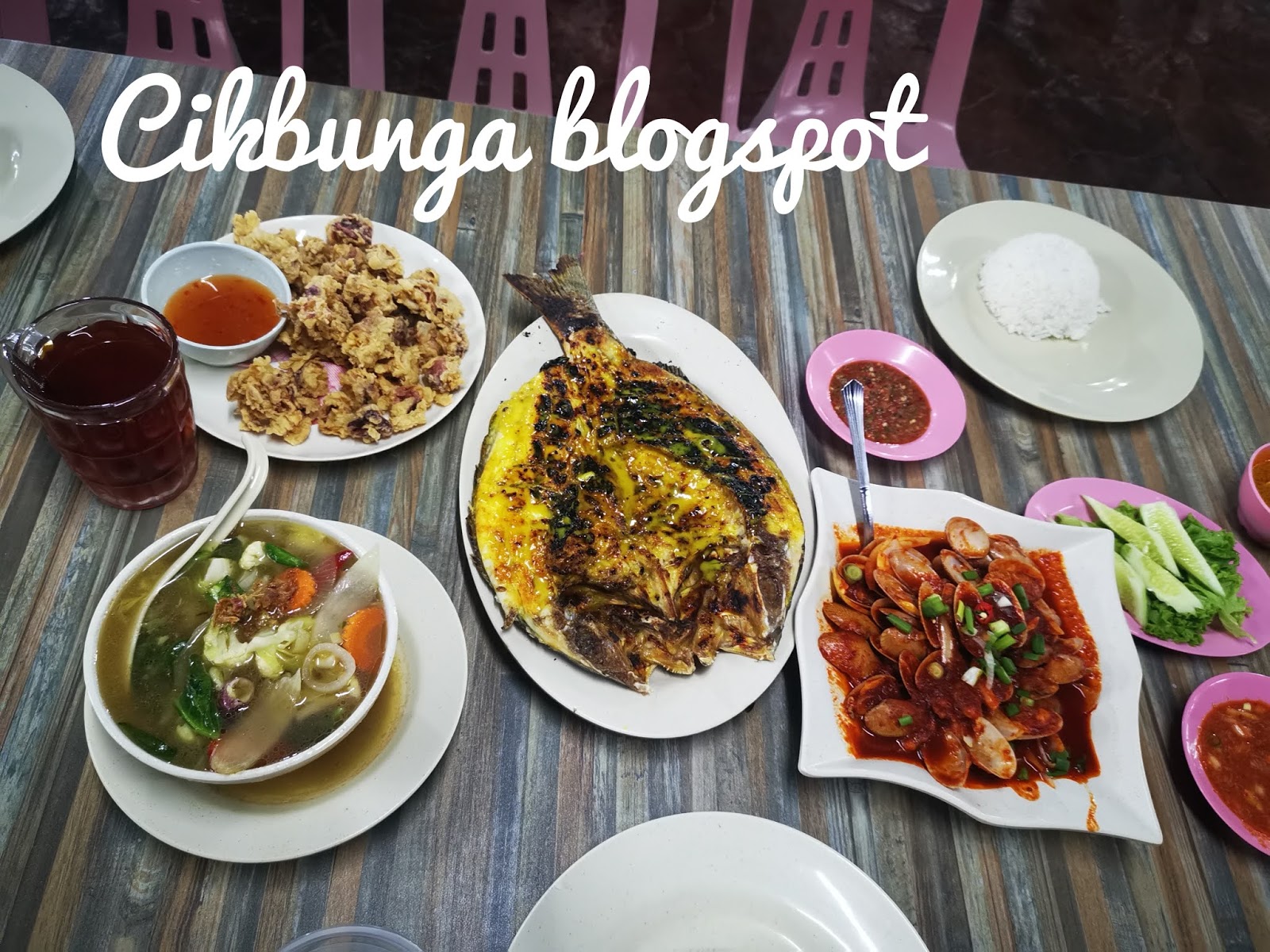 Cik Bunga a.k.a ciktim: Api-Api Ikan Bakar Kuala Perlis - Tempat makan ...