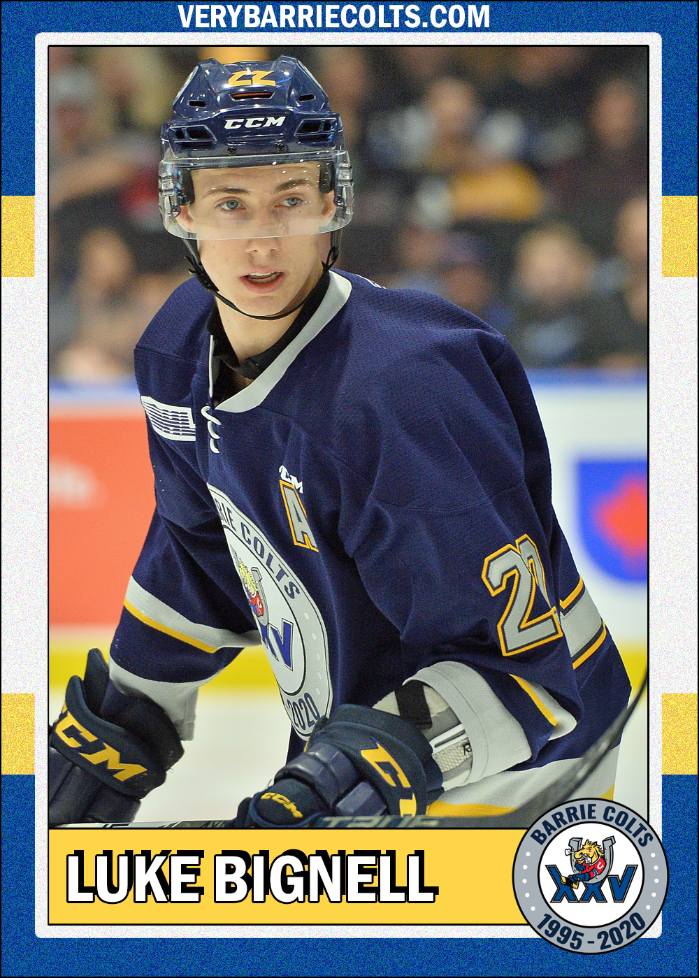 Thank You for Being a Barrie Colt, Luke Bignell! #OHLAlumni