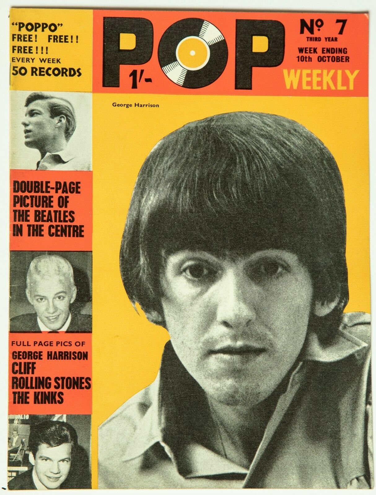 Vintage mags: The Beatles cover Pop Weekly