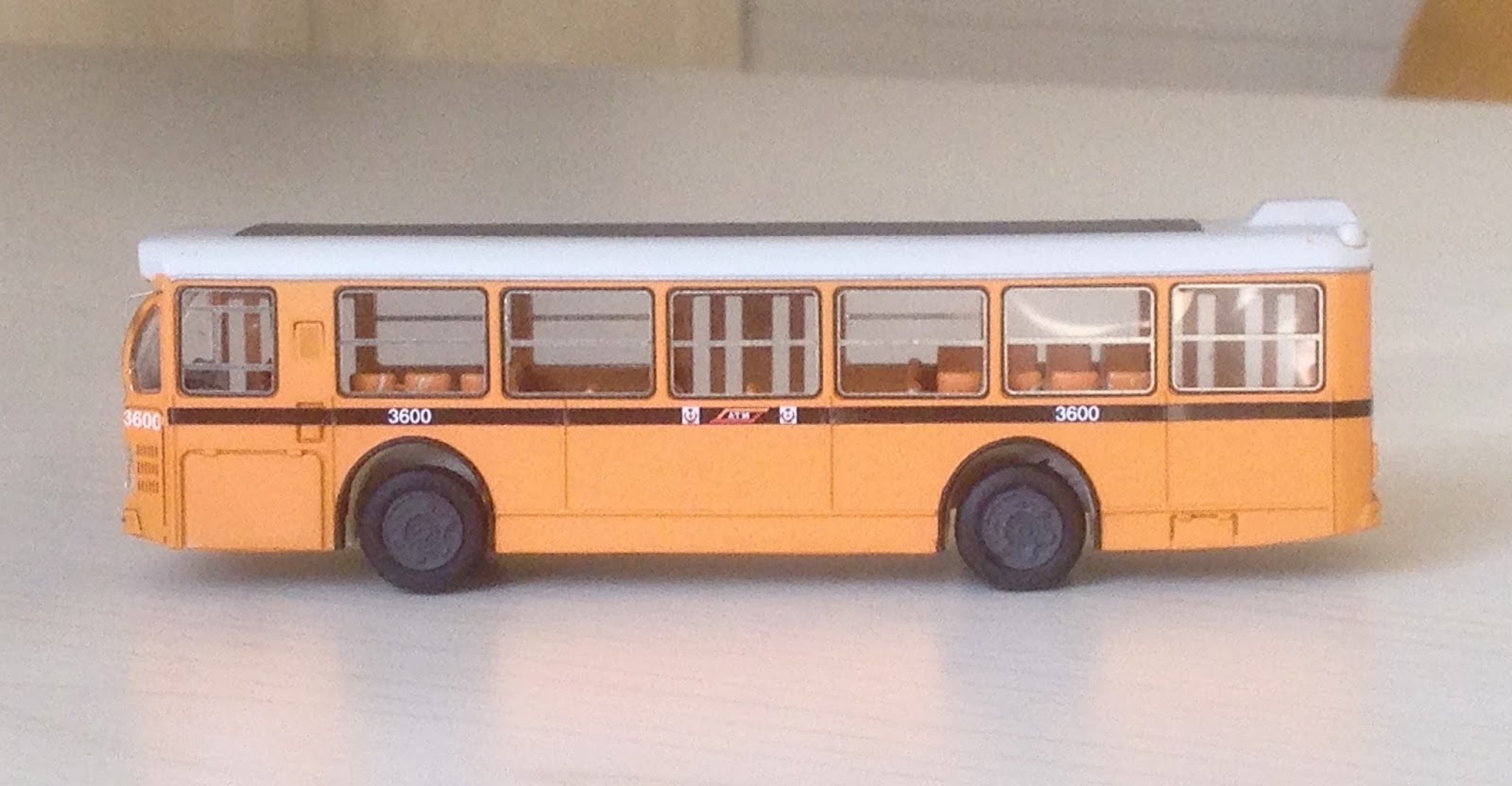 I miei autobus: Fiat 421 A B.C.F. Pistoiesi, vettura 3600 di ATM Milano ...