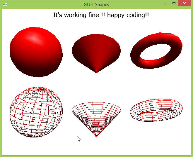 Opengl C And Glut Using Codeblocks And Mingw ~ Take A New Steps In Programming World