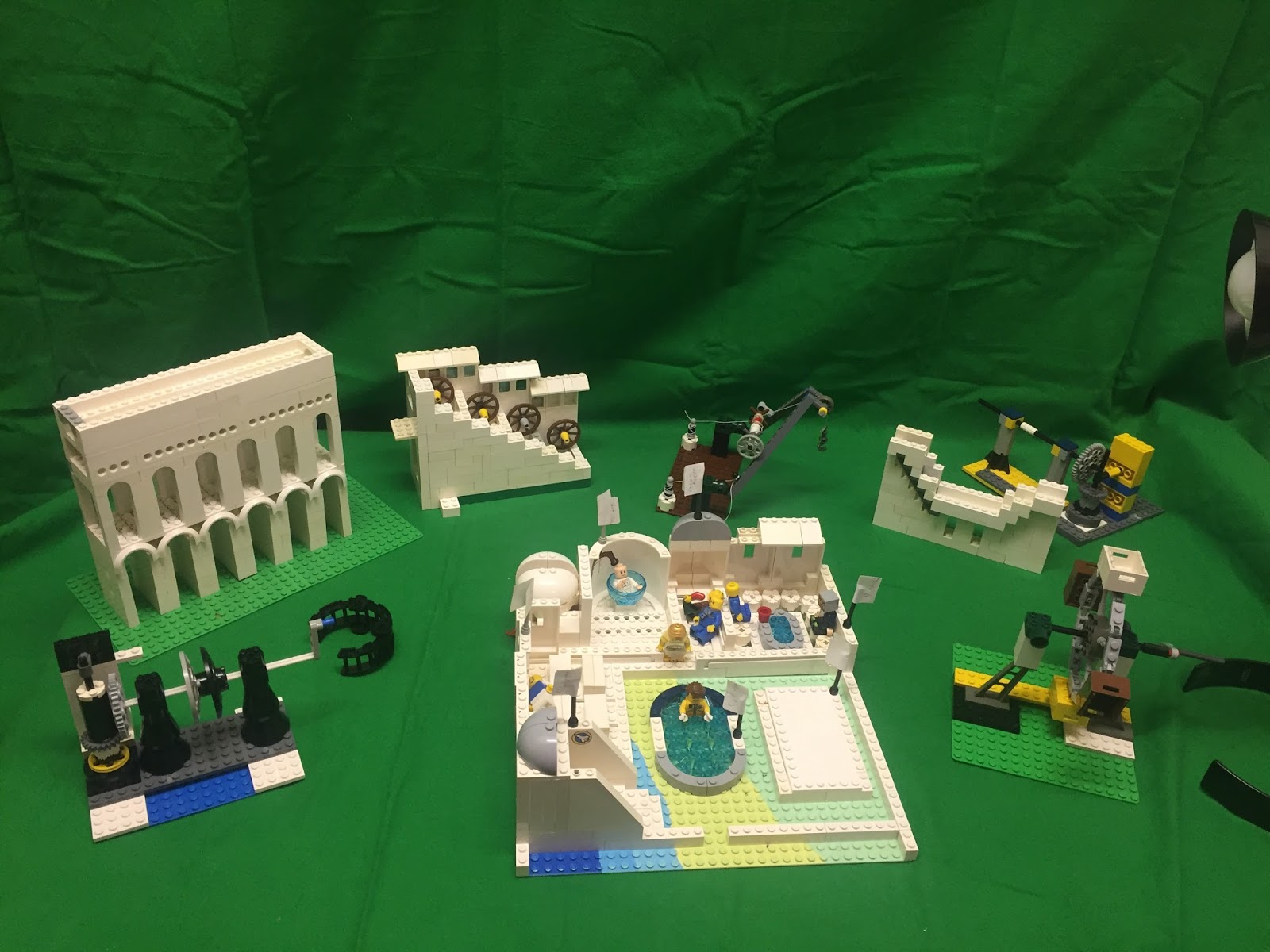 Roman bathhouse - Lego model