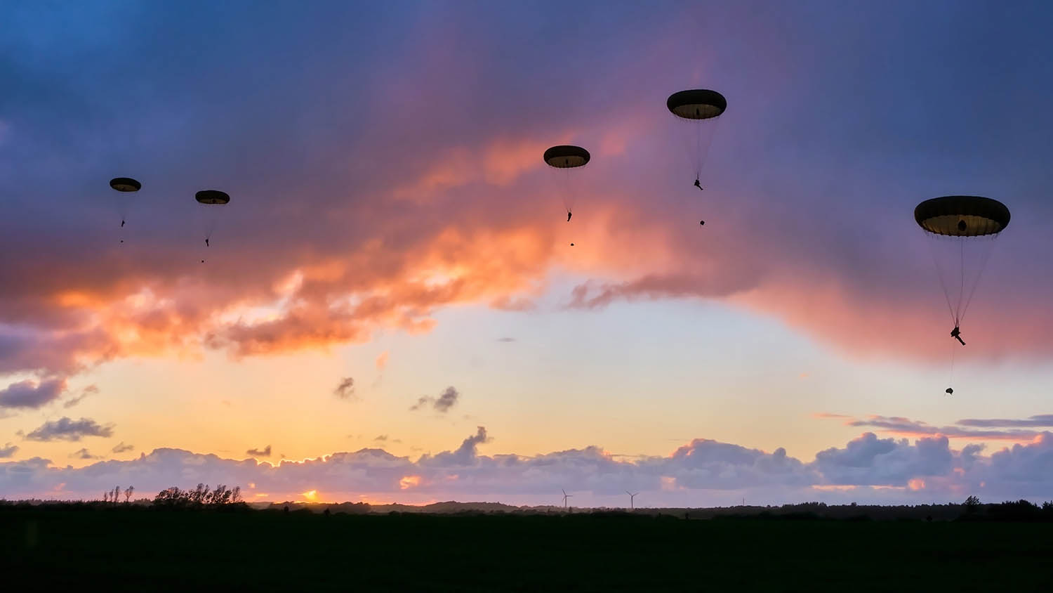 SNAFU!: Royal Marines parachute into Denmark....