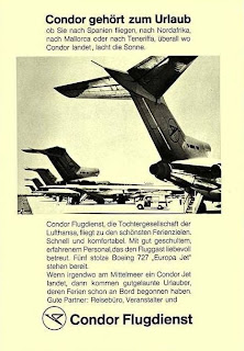 Airline memorabilia: Condor (ca. 1968)
