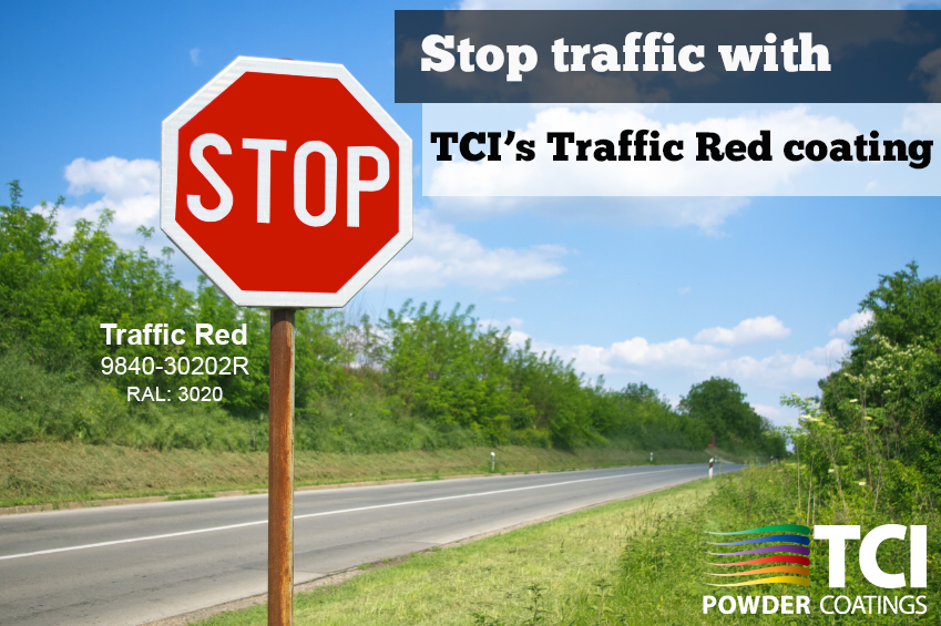 TCI Powder Coatings Blog: Stop Traffic with Traffic Red!