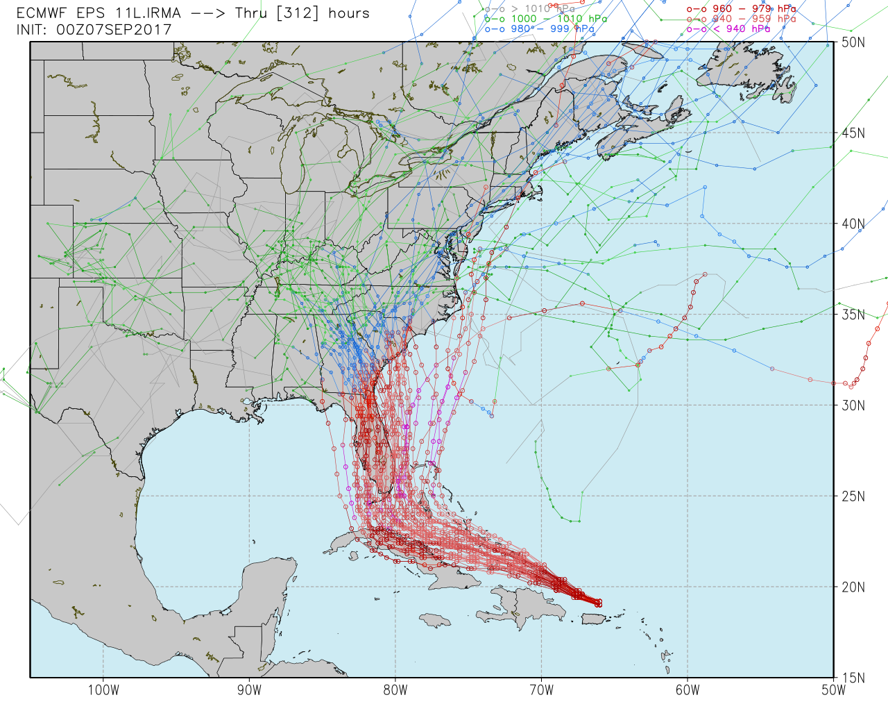 Cliff Mass Weather Blog: American Versus European Models and Irma's Big ...