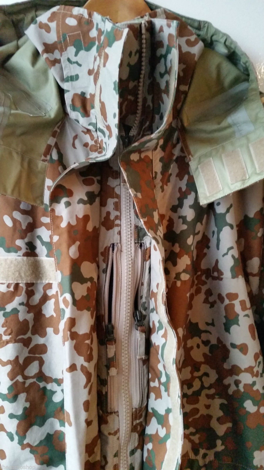 Webbingbabel: Danish Army Desert m84 Camo Goretex Waterproof Set