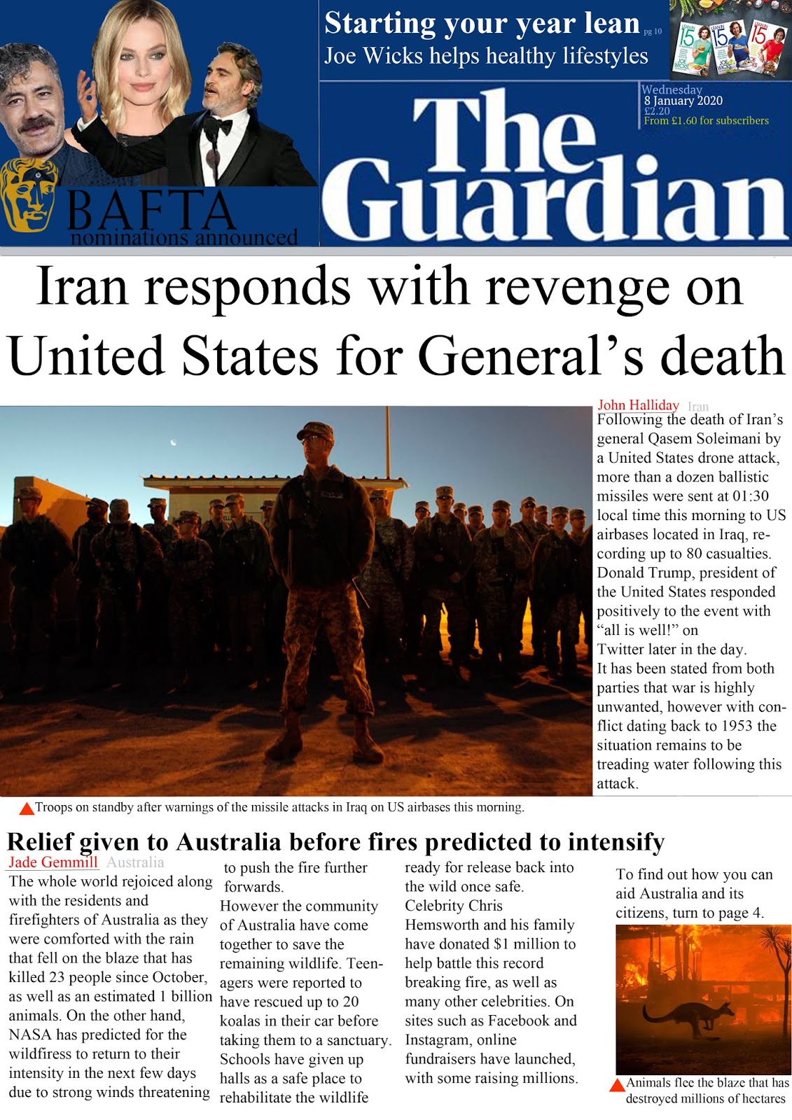 OCR Media studies Centre number 16607 Candidate number 6052 Brief 1 ...