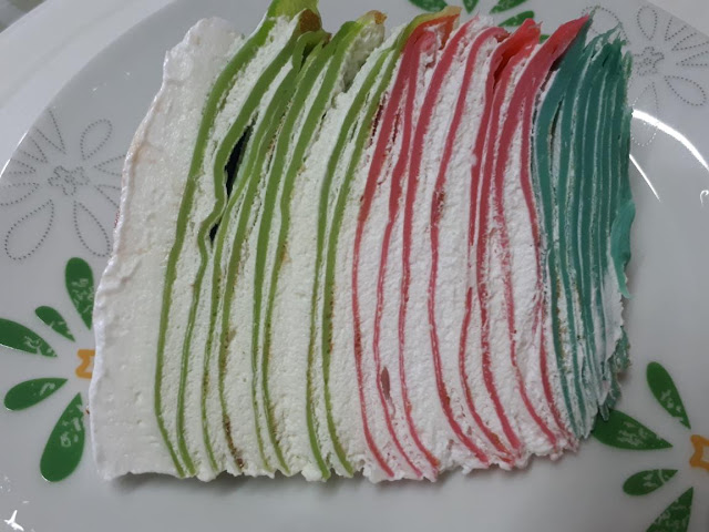 Resepi Rainbow Crepe Cake, Senang Je Nak Buat Tak Perlu Guna Oven