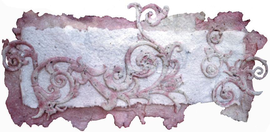Cheryl Stevenson, Artist: More Handmade Paper Cast on a 3-Dimensional ...