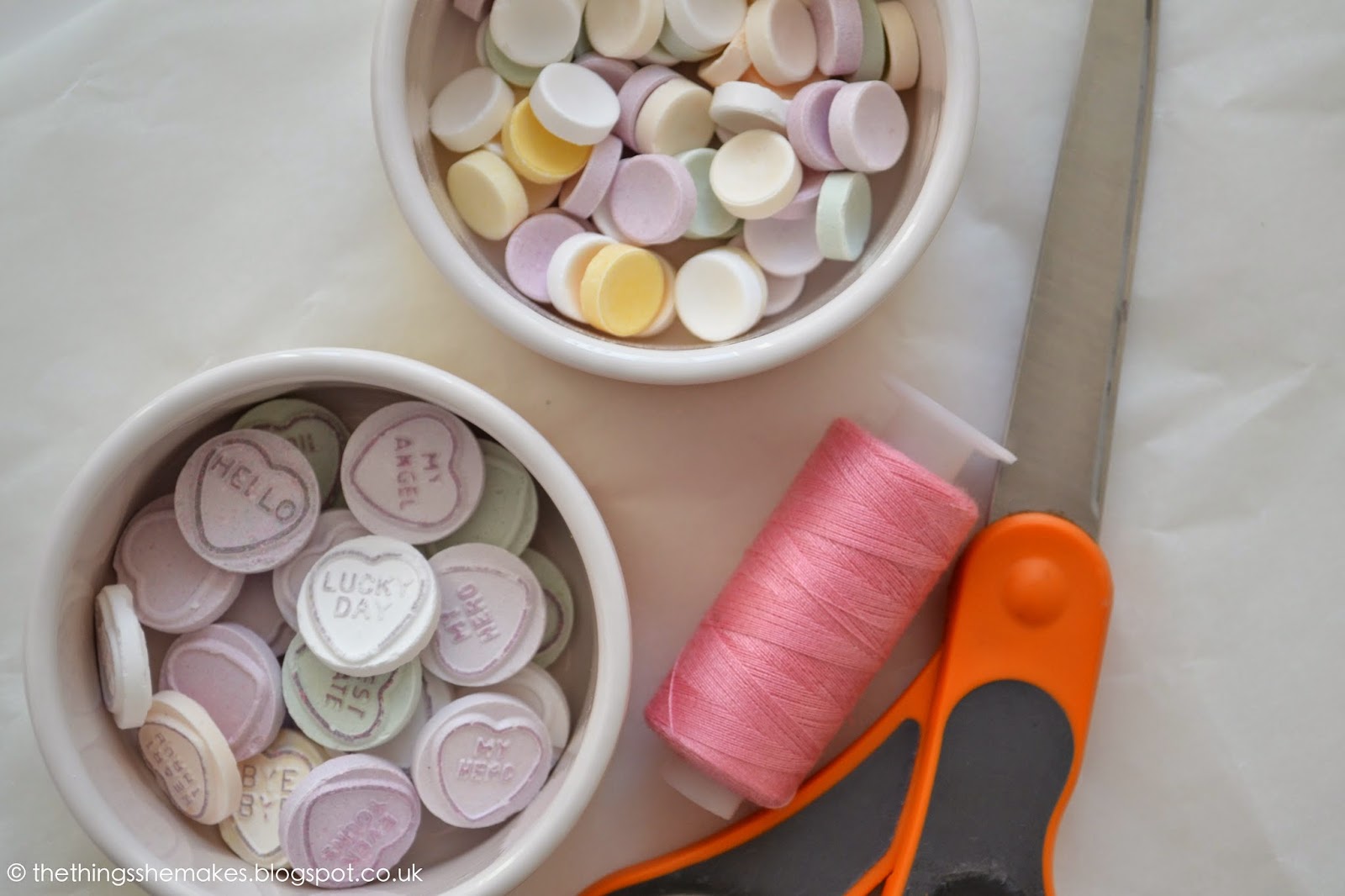 How to Make Stitched Paper Sweet Favours | The Things She Makes