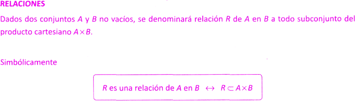 RELACIONES MATEMÁTICAS EJERCICIOS RESUELTOS PDF