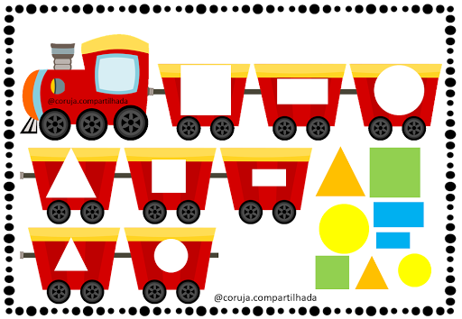 Trem das Formas Geométricas