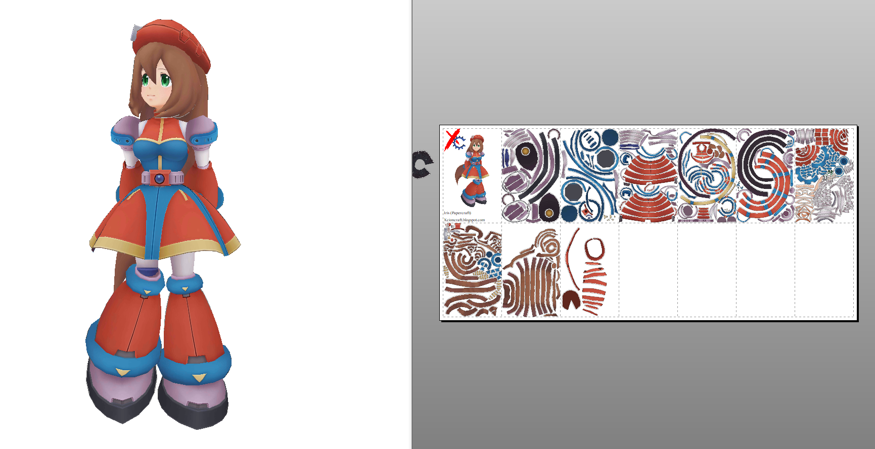 Iris (Papercraft) SP1