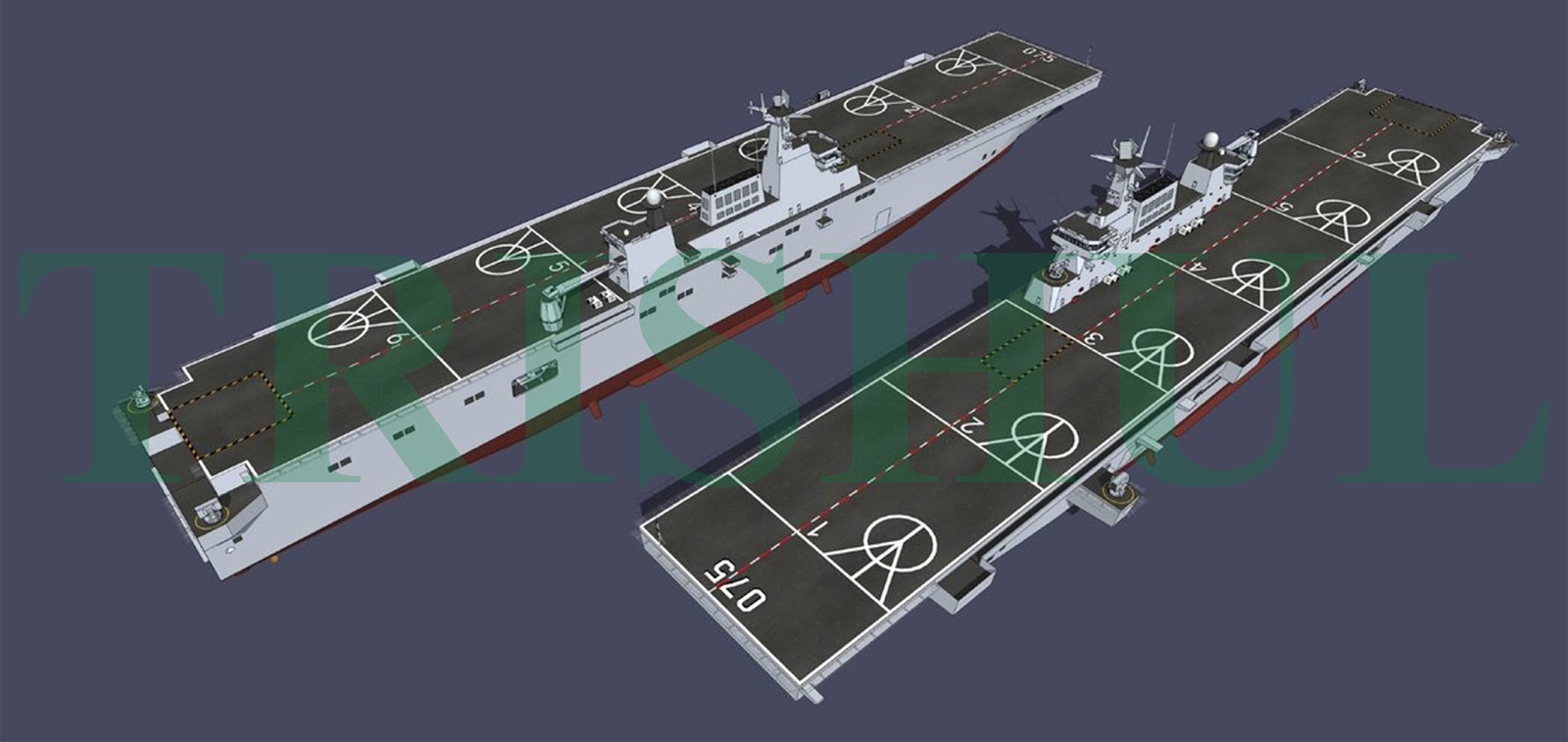 TRISHUL: PLA Navy's First Type 075 LHD Launched