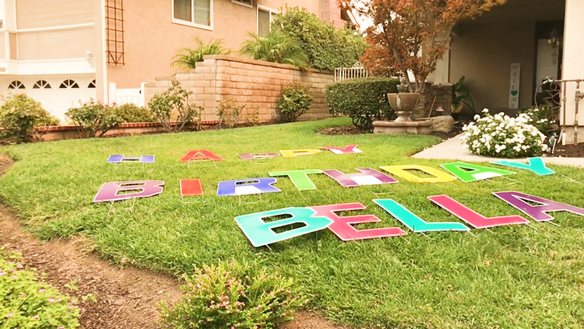 How To DIY A BirthdayYard Sign