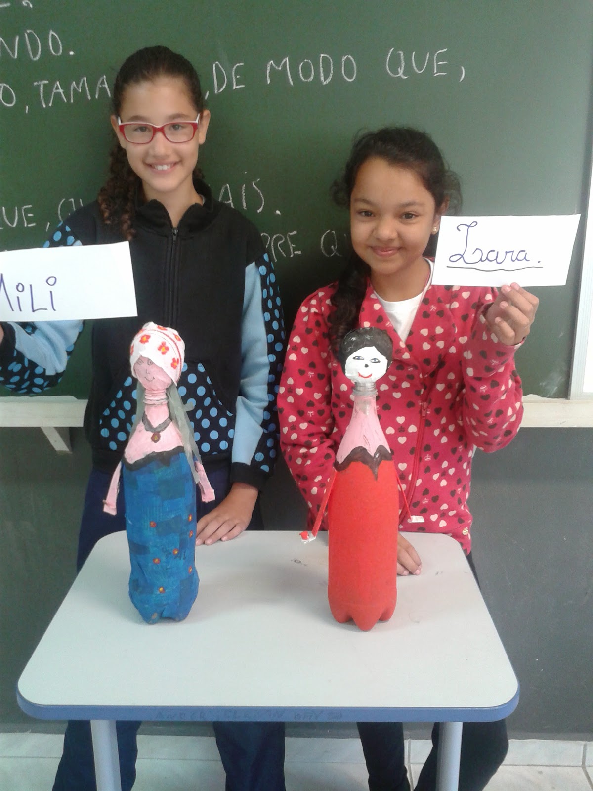 Ensinando e Aprendendo: BONECOS - Reutilizando materiais