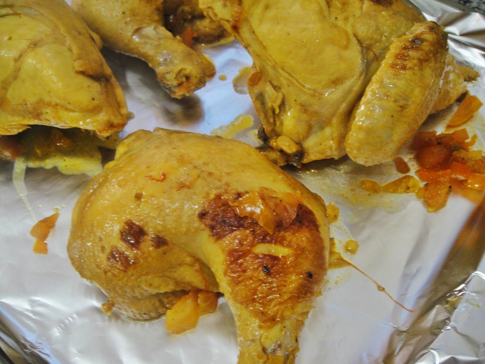 Maryam's Culinary Wonders: 1110. Qatari Chicken Machboos