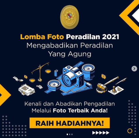Lomba Foto Peradilan 2021, Terbuka Bagi Umum dan Warga Peradilan ...