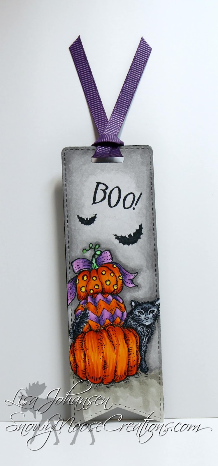 Snowy Moose Creations: Halloween Bookmark