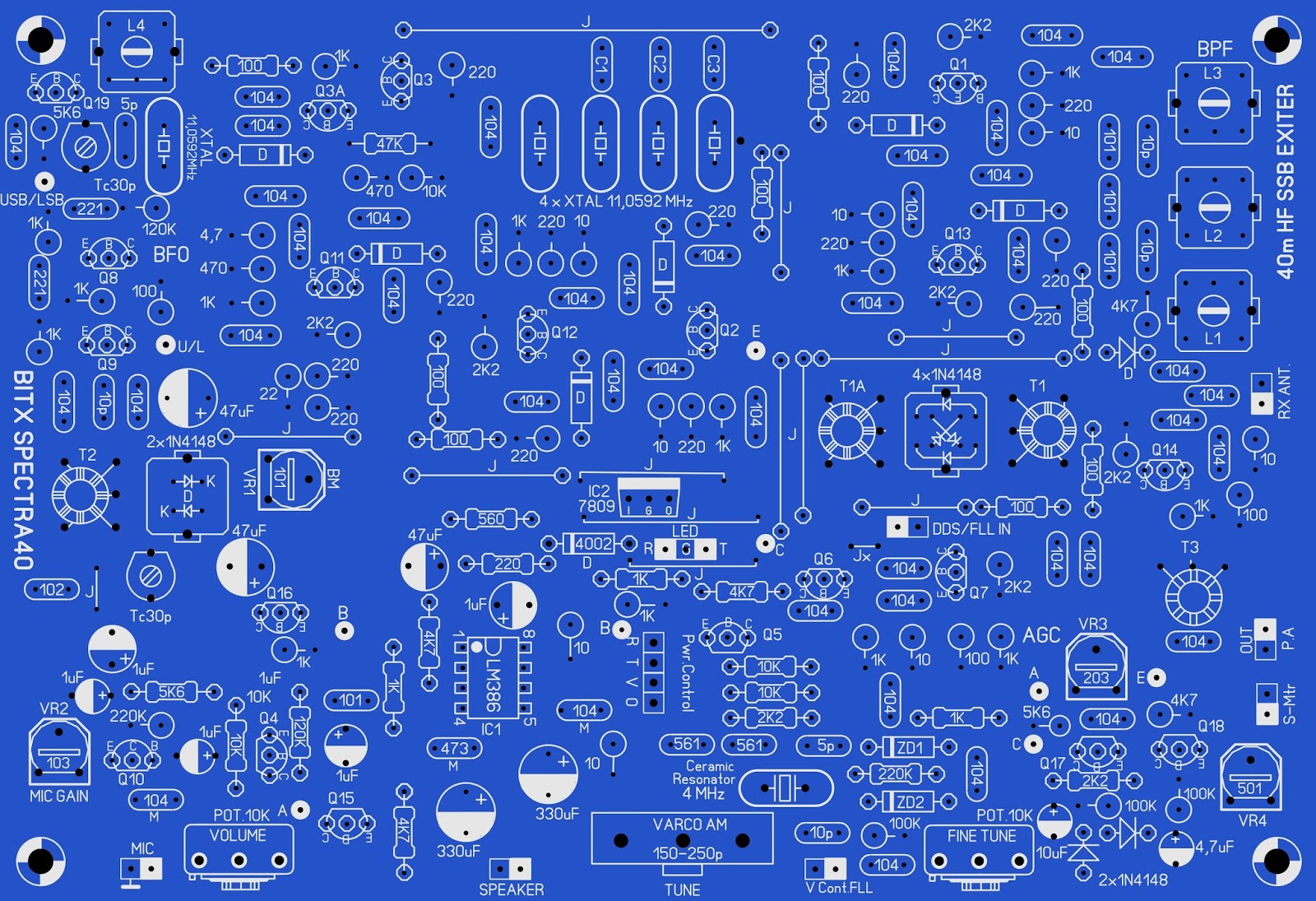 BITX SPECTRA 40 ~ YC3LVX