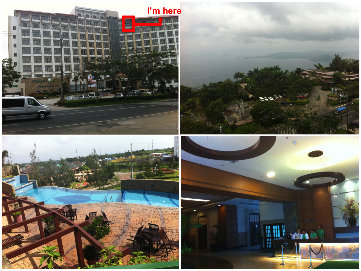 Cafe Mobility: Summit Ridge Hotel in Tagaytay