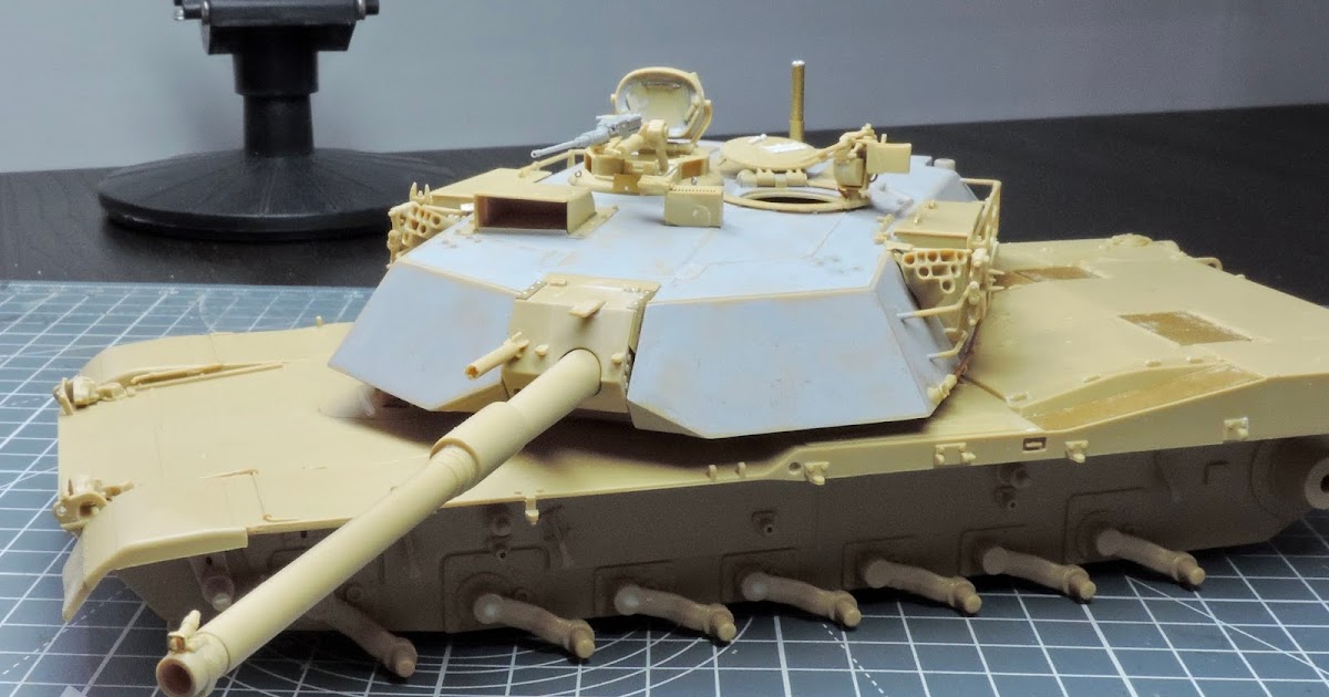 Pete's Model World : M1 Abrams Even More Turret Work