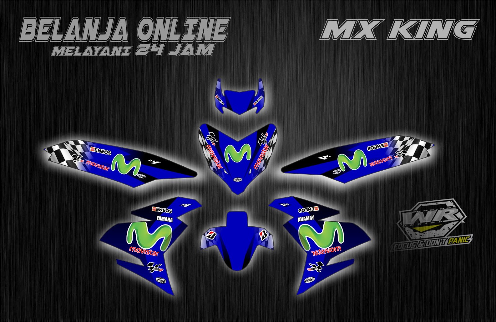 sticker motor mx king - Wiro Sticker Ablam