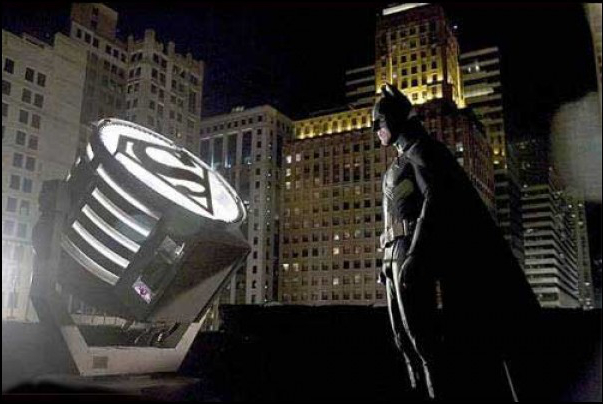 Caption This!: Bat-signal Owned By Superman [Poll] - The Geek Twins