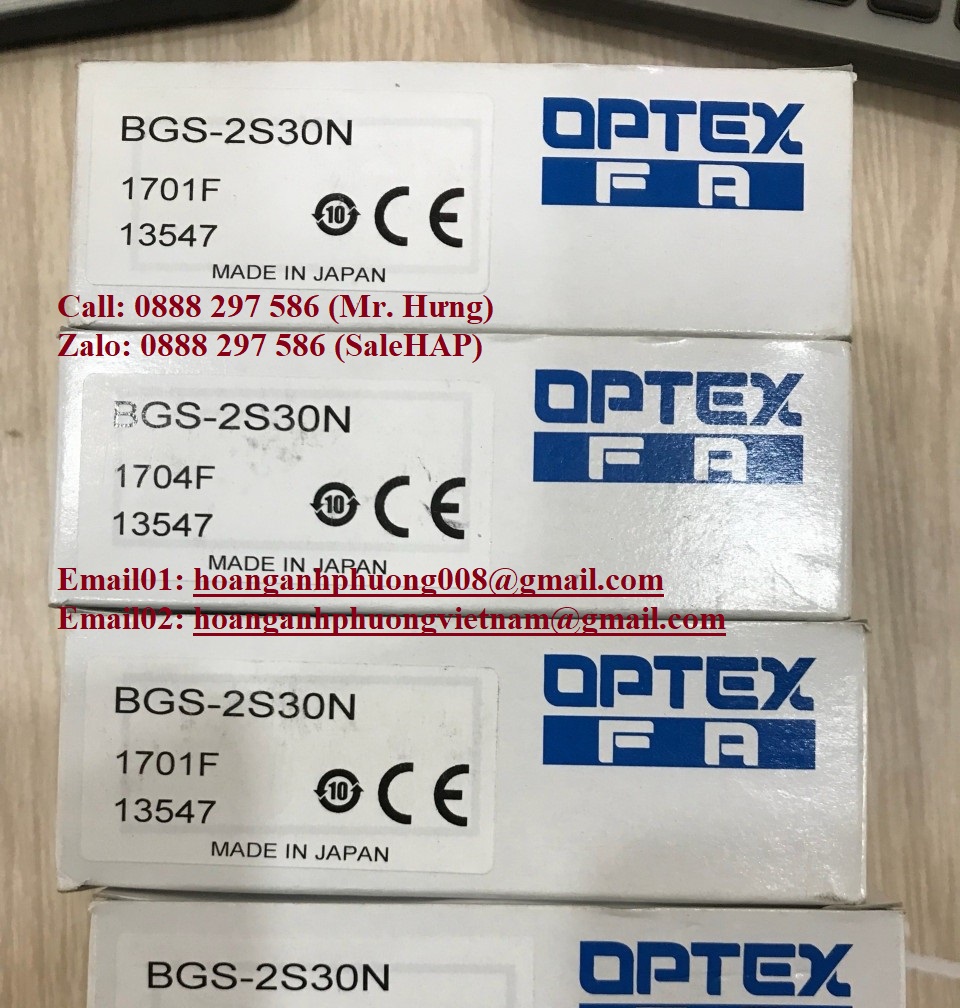 Cảm biến Optex BGS-2S30NT