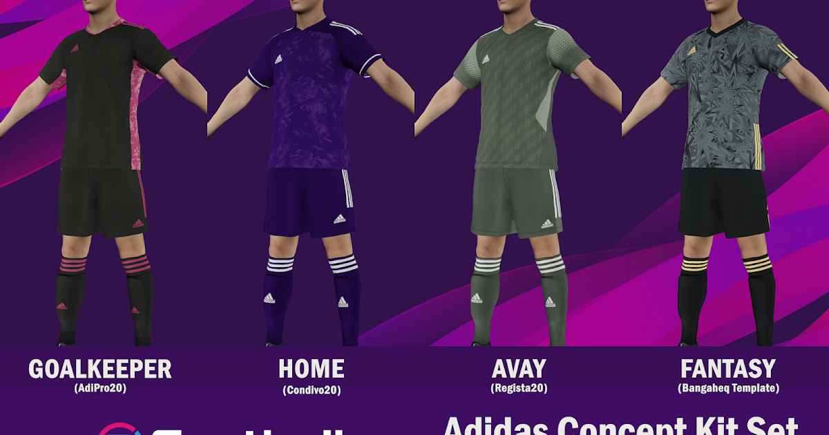 Adidas Concept Kits Pack: 5 (PNG) by @maker_kit