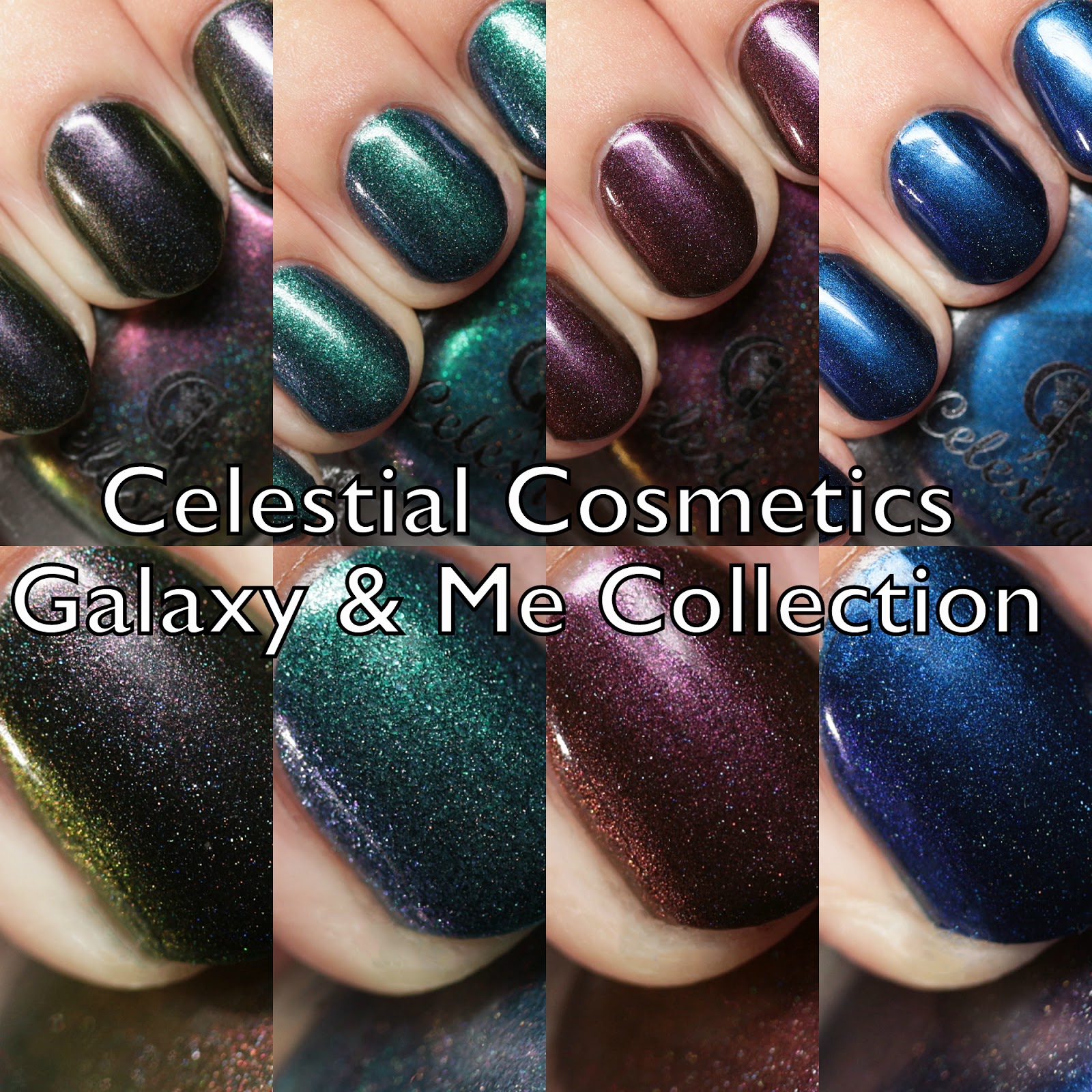 The Polished Hippy: Celestial Cosmetics Galaxy & Me Collection Swatches ...