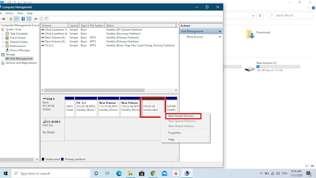 How to Create a New Drive in Windows 10 | Without Formatting | Local ...