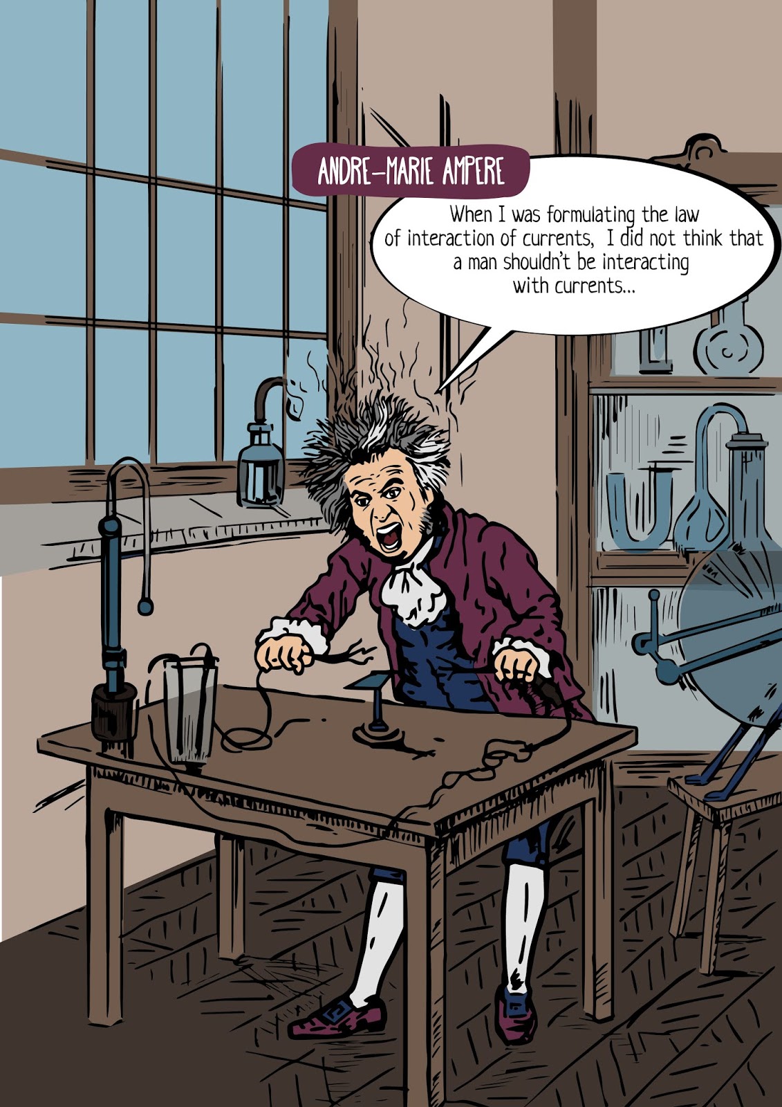 Андре Ампер – «Взаимодействие» / Andre Ampere - «Interaction»