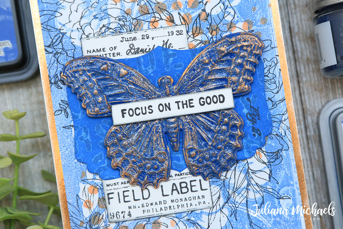 Butterflies & Backgrounds | Tim Holtz Prize Ribbon Distress Ink ...