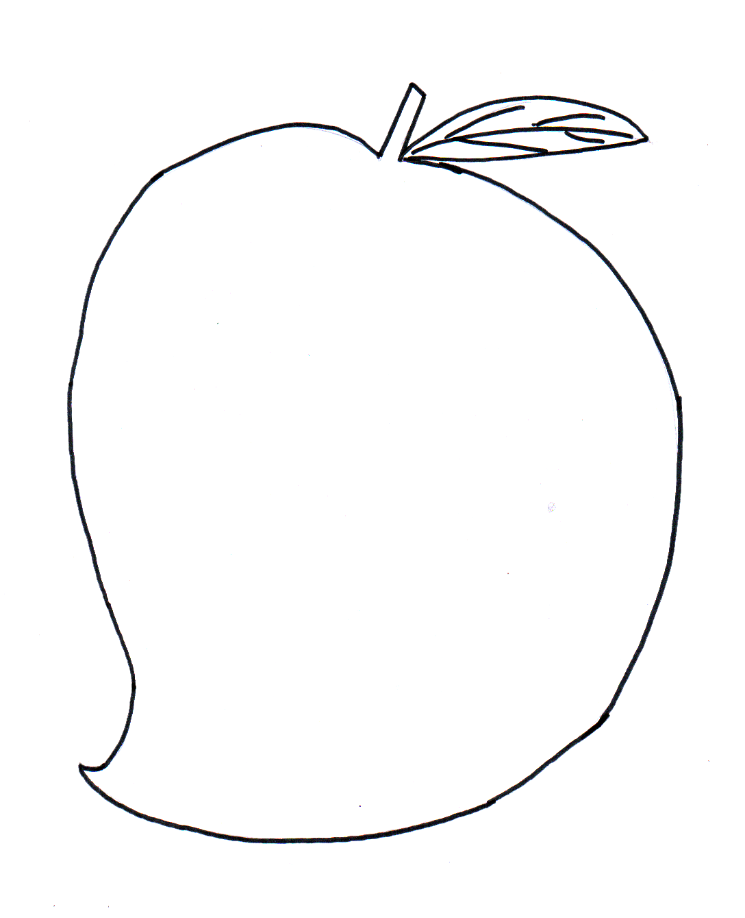 colouring page of mango.png
